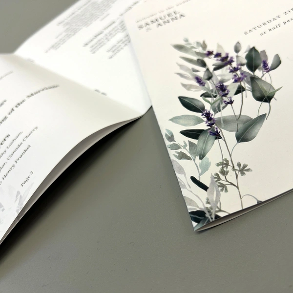 Same Day Order of Service Booklets | Print4All