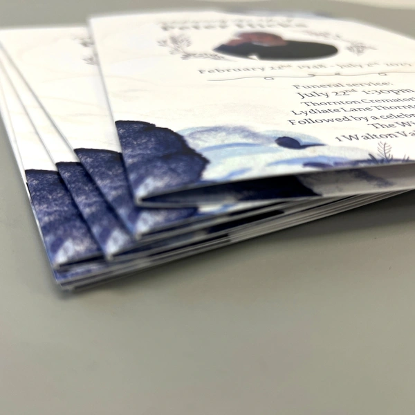 Same Day Order of Service Booklets | Print4All