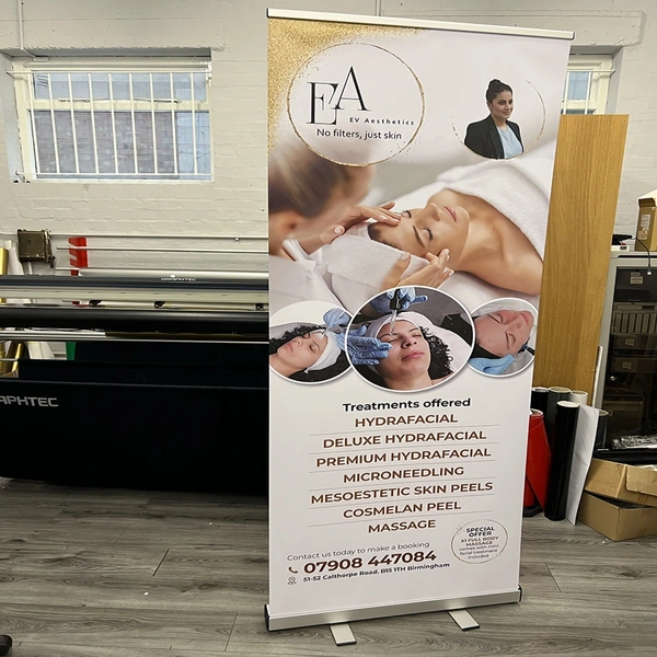 Same Day Roller Banner Printing | 800mm Roller Ban | Print4All